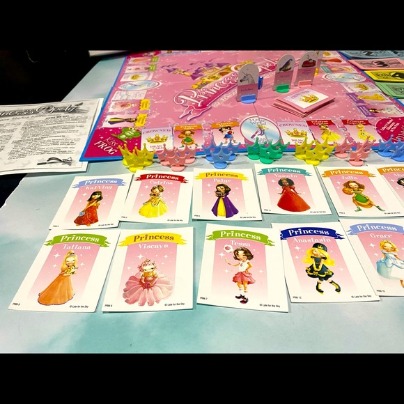 Late for the Sky | Toys | Princess Opoly Board Game An Enchanting Game ...
